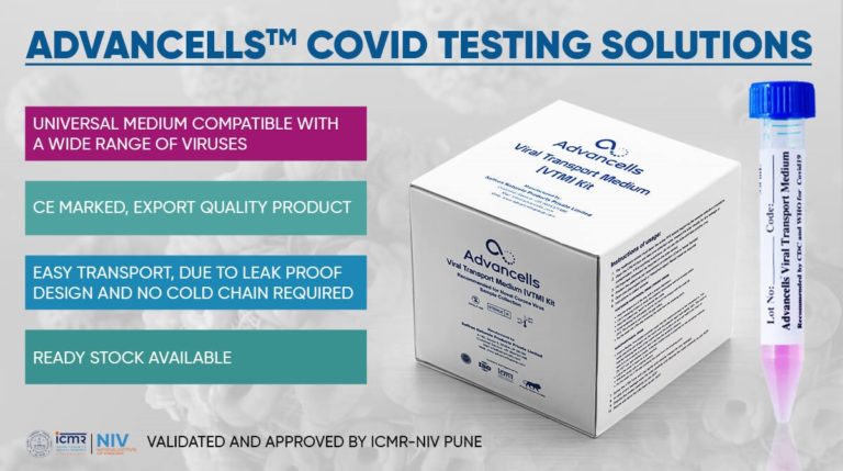 VTM kit for COVID-19 - VTM-Blog - Advancells Group